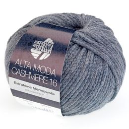 Alta Moda Cashmere 16 uni von Lana Grossa, Graublau, aus Schurwolle