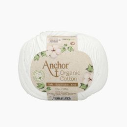 Organic Cotton von Anchor, Snowy White, aus Baumwolle