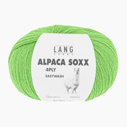 Sockenwolle Alpaca Soxx 4-fach von Lang Yarns, Gr&uuml;n, aus Alpaka
