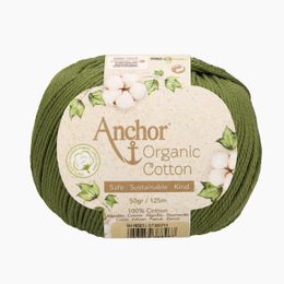 Organic Cotton von Anchor, Moss, aus Baumwolle