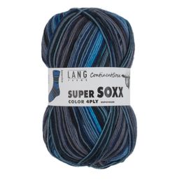 Sockenwolle Super Soxx Continents Soxx 4-fach von Lang Yarns, Antarctica, aus Schurwolle