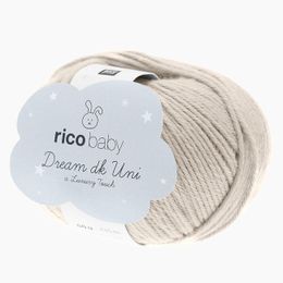 Baby Dream dk Uni von Rico Design, Silbergrau, aus Polyacryl