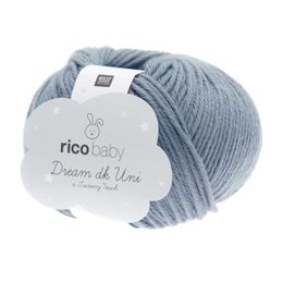 Baby Dream dk Uni von Rico Design, Rauchblau, aus Polyacryl