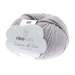Baby Dream dk Uni von Rico Design, Steingrau, aus Polyacryl