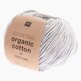 Essentials Organic Cotton dk von Rico Design, Silbergrau, aus Baumwolle