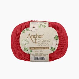 Organic Cotton von Anchor, Terracotta, aus Baumwolle