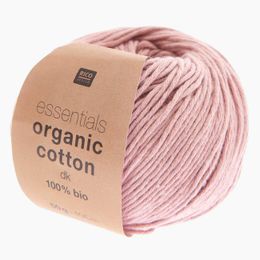 Essentials Organic Cotton dk von Rico Design, Altrosa, aus Baumwolle