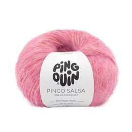 Pingo Salsa von Pingouin , Rose Vif, aus Polyester