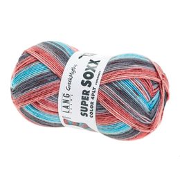 Sockenwolle Super Soxx Greek Myths 4-fach von Lang Yarns, Artemis, aus Schurwolle