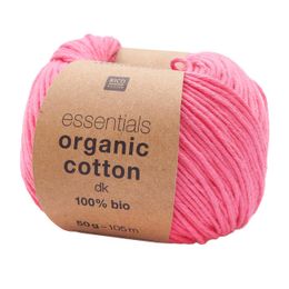 Essentials Organic Cotton dk von Rico Design, Pink, aus Baumwolle