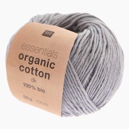 Essentials Organic Cotton dk von Rico Design, Grau, aus Baumwolle