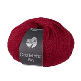 Cool Merino Big von Lana Grossa, Dunkelrot, aus Schurwolle