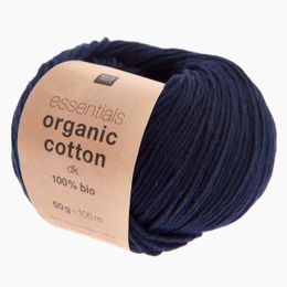 Essentials Organic Cotton dk von Rico Design, Marine, aus Baumwolle