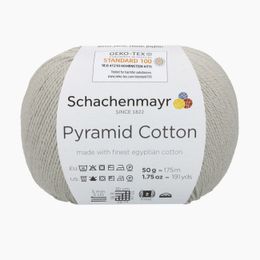 Pyramid Cotton von Schachenmayr, Silber, aus Baumwolle