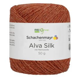 Alva Silk von Schachenmayr, Terracotta, aus Wolle