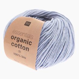 Essentials Organic Cotton dk von Rico Design, Taubenblau, aus Baumwolle