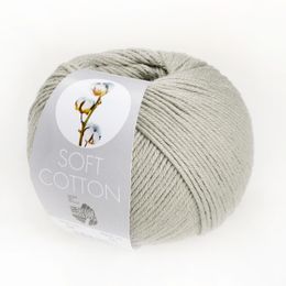 Soft Cotton von Lana Grossa, Grüngrau, aus Baumwolle
