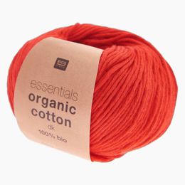 Essentials Organic Cotton dk von Rico Design, Rot, aus Baumwolle