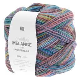 Creative Melange aran Wonderball von Rico Design, Skies, aus Schurwolle