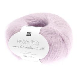 Essentials Super Kid Mohair Loves Silk von Rico Design, Blasslila, aus Mohair