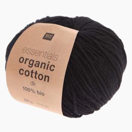 Essentials Organic Cotton dk von Rico Design, Schwarz, aus Baumwolle
