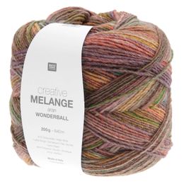 Creative Melange aran Wonderball von Rico Design, Terra, aus Schurwolle