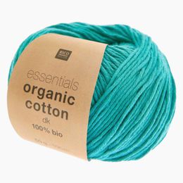 Essentials Organic Cotton dk von Rico Design, Türkis, aus Baumwolle