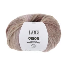 Orion von Lang Yarns, Olive/Violett/Braun, aus Schurwolle