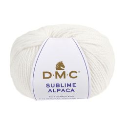 Sublime Alpaca von DMC, Wei&szlig;, aus Alpaka
