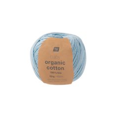 Baby Organic Cotton von Rico Design, Hellblau, aus Baumwolle