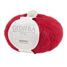 Soffio von Gedifra, Rot, aus Schurwolle