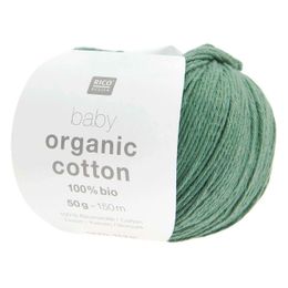 Baby Organic Cotton von Rico Design, Tannengr&uuml;n, aus Baumwolle