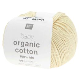 Baby Organic Cotton von Rico Design, Vanille, aus Baumwolle