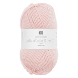 Essentials Baby Alpaca & Merino aran von Rico Design, Puder, aus Alpaka