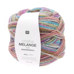 Creative Melange aran Wonderball von Rico Design, Pastel, aus Schurwolle