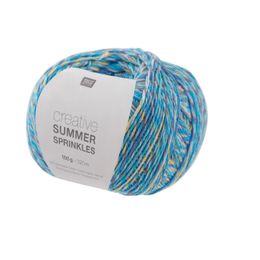 Creative Summer Sprinkles von Rico Design, Aqua, aus Baumwolle