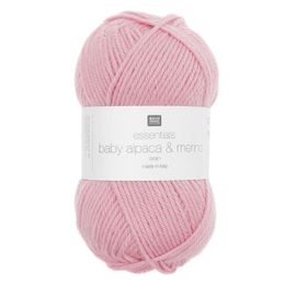 Essentials Baby Alpaca & Merino aran von Rico Design, Rosa, aus Alpaka