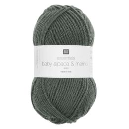 Essentials Baby Alpaca & Merino aran von Rico Design, Efeu, aus Alpaka