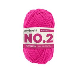 No. 2 von myboshi, Magenta, aus Baumwolle