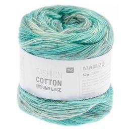 Fashion Cotton Merino Lace von Rico Design, Aqua, aus Baumwolle