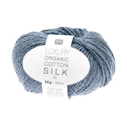 Luxury Organic Cotton Silk dk von Rico Design, Blau, aus Baumwolle