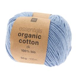 Essentials Organic Cotton dk von Rico Design, Hellblau, aus Baumwolle