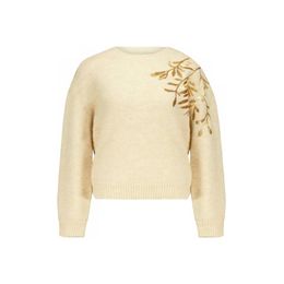 Deeluxe Pullover 'NADITA' Damen Gr&ouml;&szlig;e XXL creme / gold