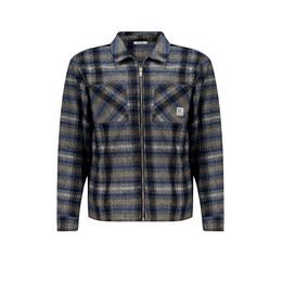 Deeluxe Shirt 'YUKIO' Herren Gr&ouml;&szlig;e M navy / grau / schwarz