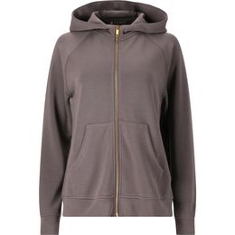 ENDURANCE ATHLECIA Athlecia Athletic Zip-Up Hoodie 'Jacey' female Brown size 40