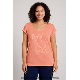 BOSS T-Shirt Damen Gr&ouml;&szlig;e XL Second Hand orange