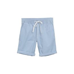 Tom Tailor Denim Herren Regular Shorts mit Gummibund aus Baumwolle, blau, Uni, Gr. XS