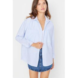 Trendyol Hemd in Hellblau - 69% | Größe 34 | Damen-blusen