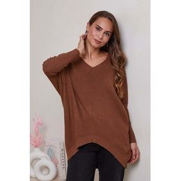 Soft Cashmere Pullover in Braun - 81% | Größe 34/36 | Damen-pullover-cardigans