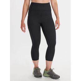 Marmot Funktionsleggings "Haven" in Schwarz - 63% | Größe XS | Damen-sporthosen